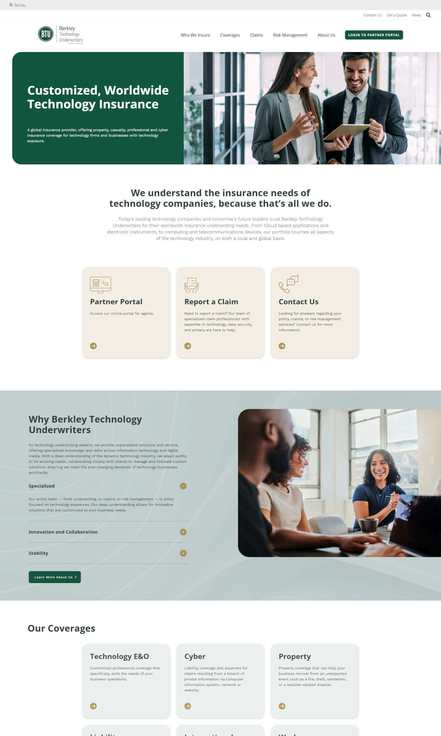 Insurance Website Design - IDP Web Design Company